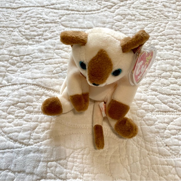 Ty | Toys | Vintage 9s Ty Snip Beanie Baby Plush Toy Siamese Cat Kitty 996 Mint New | Poshmark